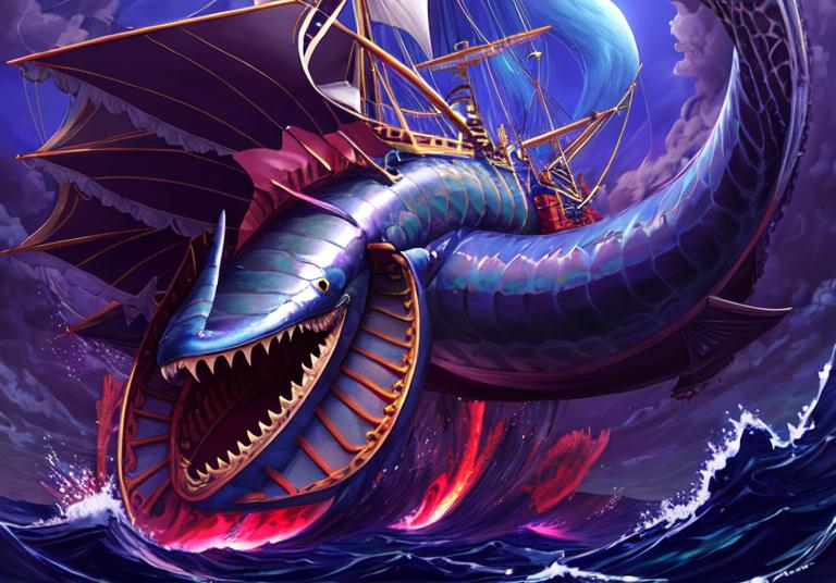 leviathan in sea | OpenArt