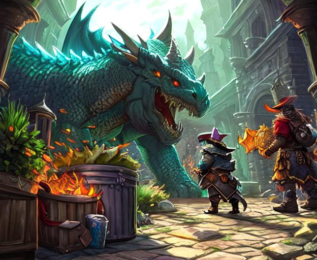 dungeon and dragons monster garbage | OpenArt