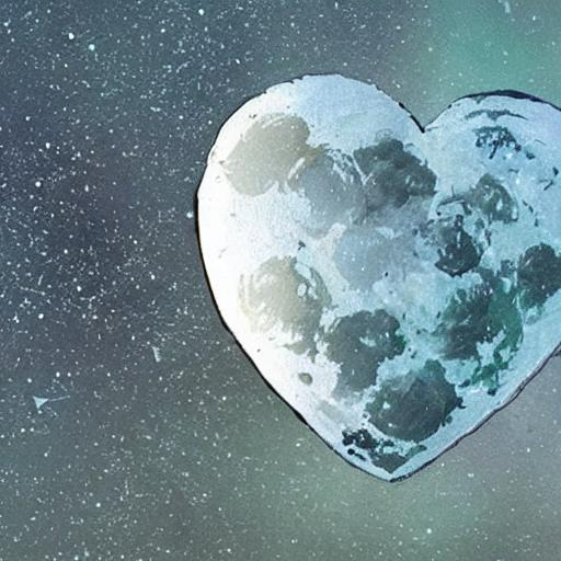 heart colliding with the moon beautiful | OpenArt