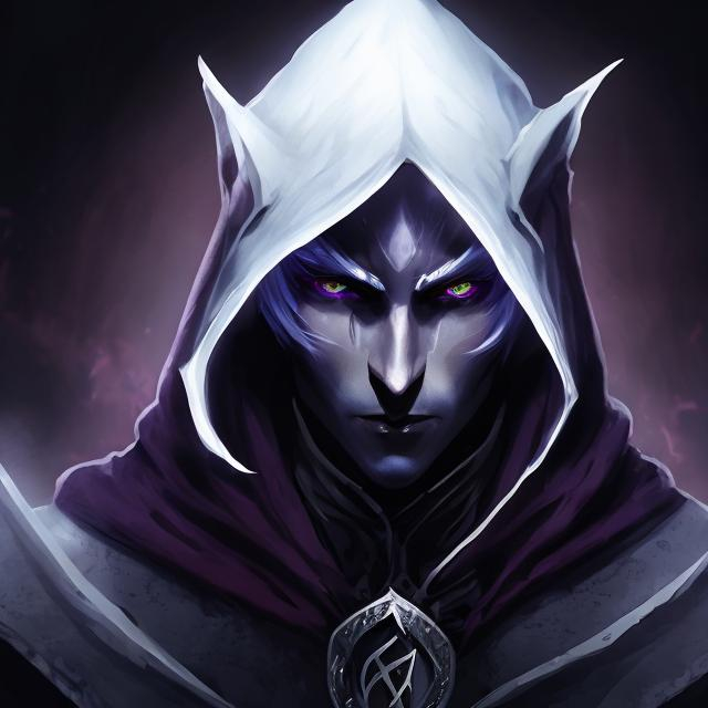 DnD, male, drow elf, warlock rogue multiclass, dark,... | OpenArt