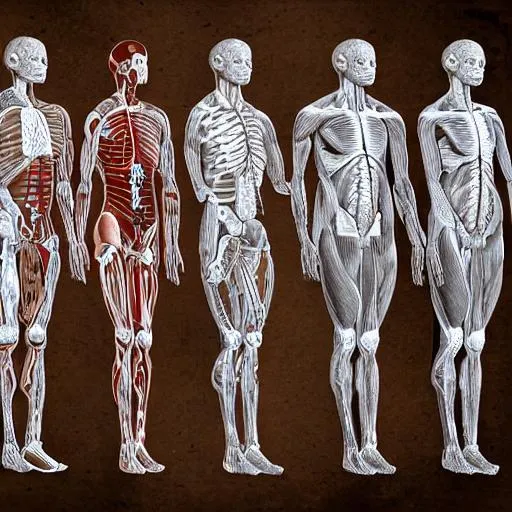 standing photorealistic detailed tall black skinny h... | OpenArt