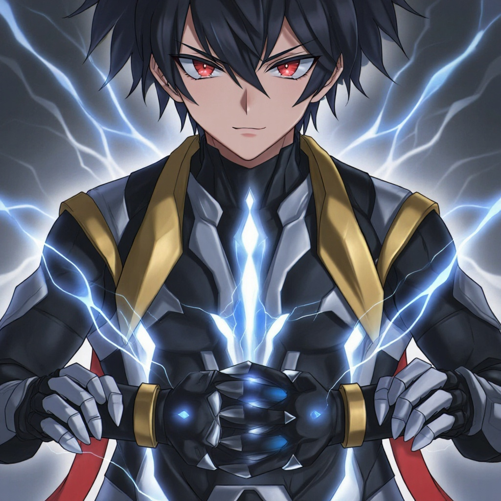 @ZVyfYuWutvgATe4DymwM anime style,front view,boy...