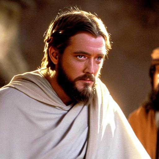 Obiwan Kenobi as Jesus Christ
