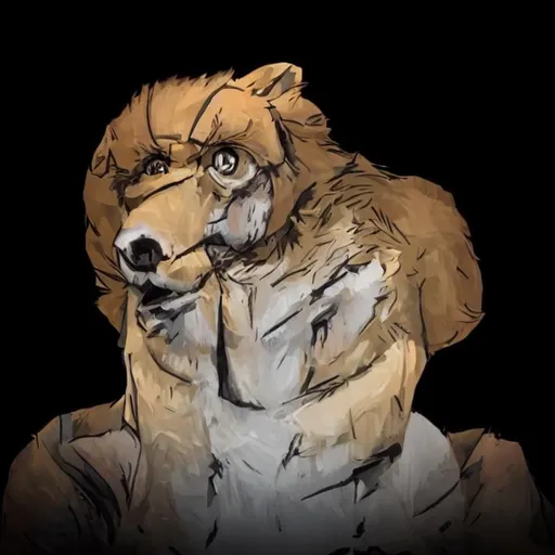 A Tall, Fit, Big bearded, furry young adult Wolf Boy... | OpenArt