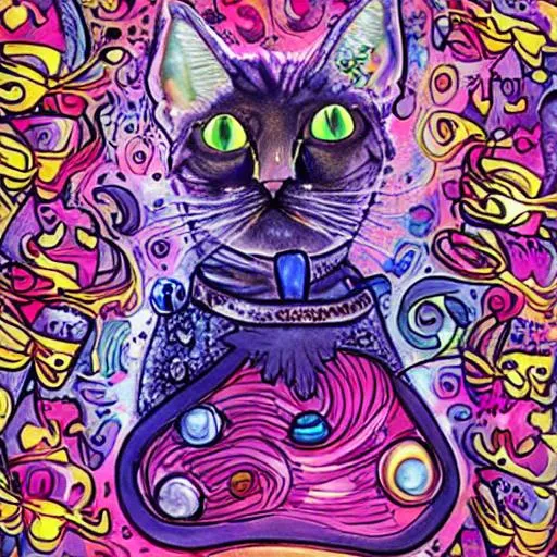 Detailed Art of a Flying Gypsy Cat. | OpenArt