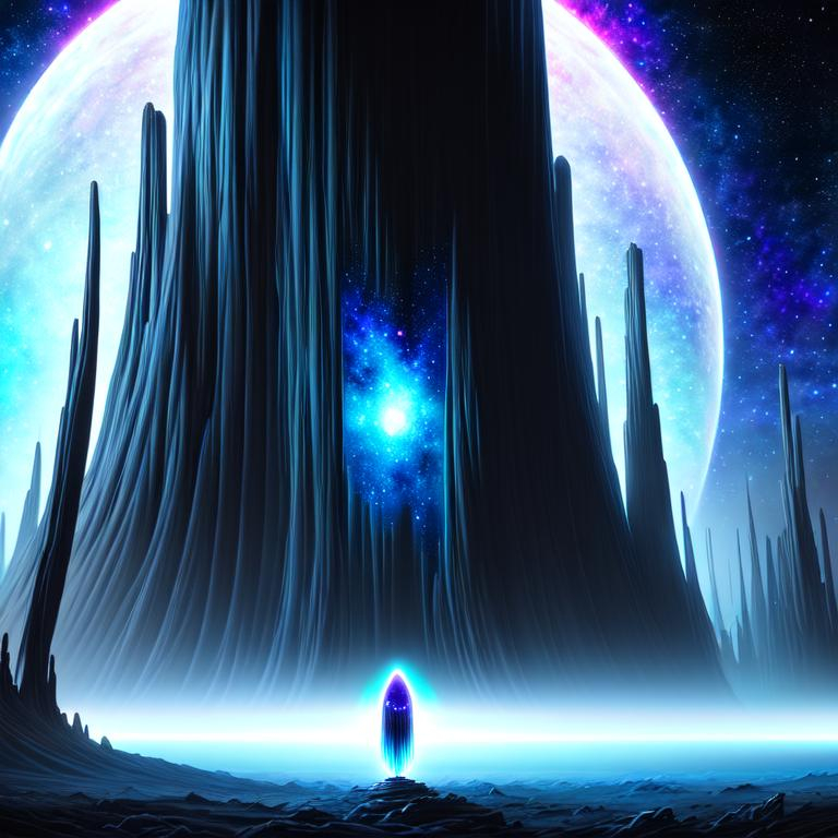 deviantart, dark art, cosmos, a deity god or entity,...