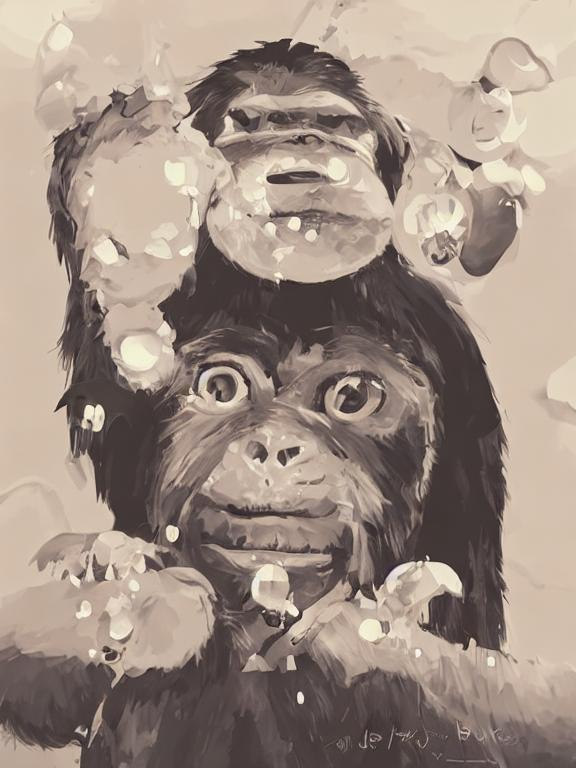 wojapes harambe monkey selica joycons video gamers... | OpenArt