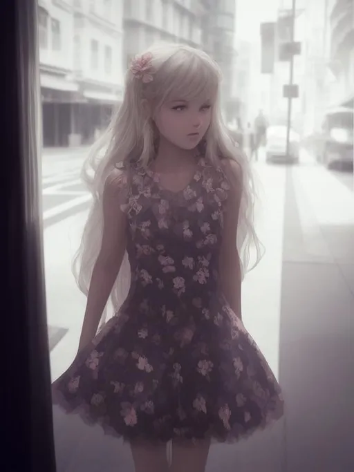 this boy was magically transformed to a girly girl.... | OpenArt