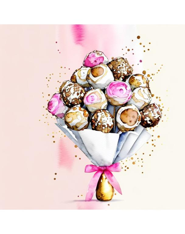 watercolour painting art style, cute, ferrero rocher... | OpenArt