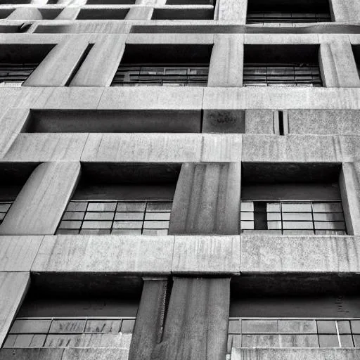 a ziggurat, brutalist architecture | OpenArt