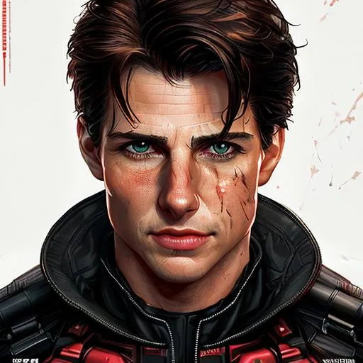 Portrait of {Jason Todd} fused with Portrait of {Tom...