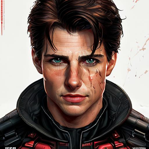 Portrait of {Jason Todd} fused with Portrait of {Tom...