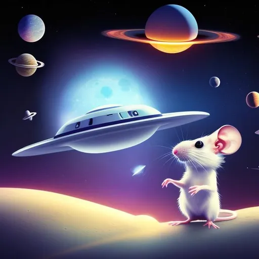 space mouse on a cataclysmic event | OpenArt