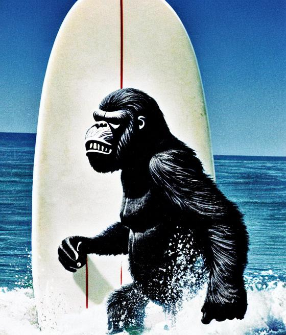 king kong surfer | OpenArt