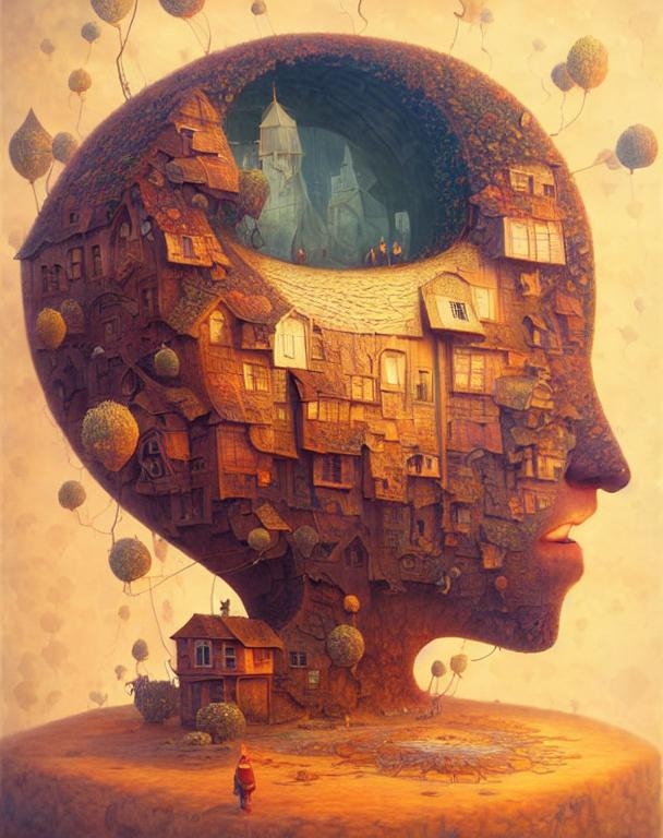 human thoughts art, elegant extremely detailed fanta... | OpenArt