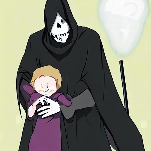 Looney toons grim reaper comes to town | OpenArt