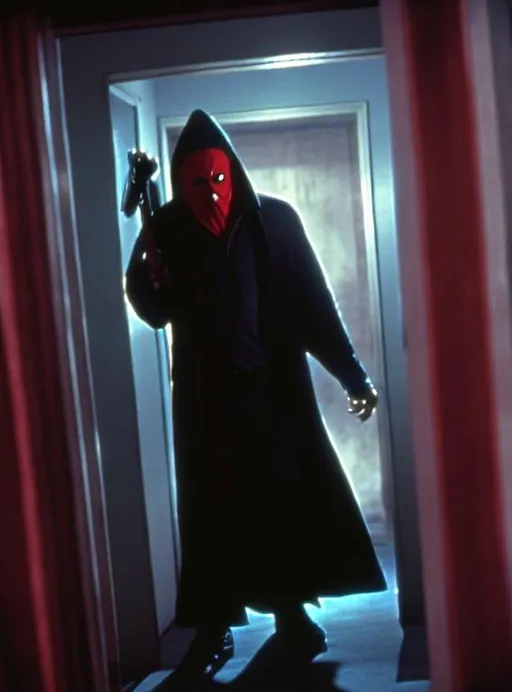 Masked serial killer with a machete, horror, Ghostfa...