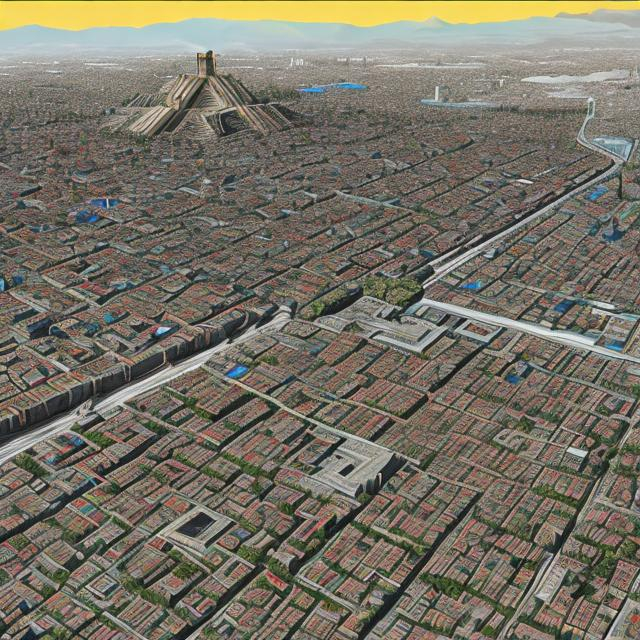 The magnificent city of tenochtitlan in 8k UHD cause... | OpenArt