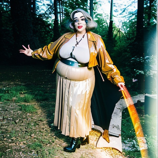 Morbidly Obese big belly female granny grandma elde... | OpenArt