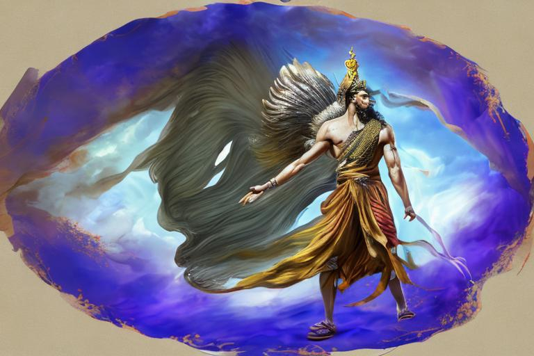 High-resolution hyper realistic painting of {god of... | OpenArt