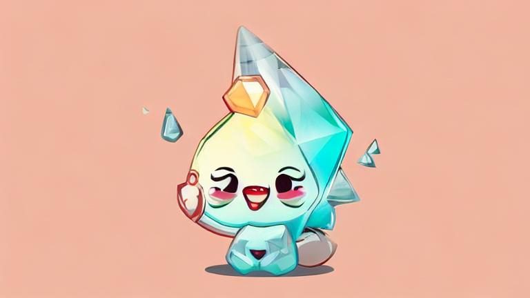 Crystal character, cute, simple | OpenArt