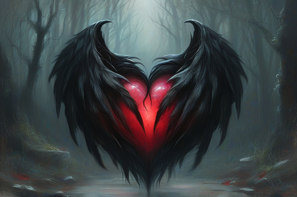 Dark heart, demented mind, lonely soul