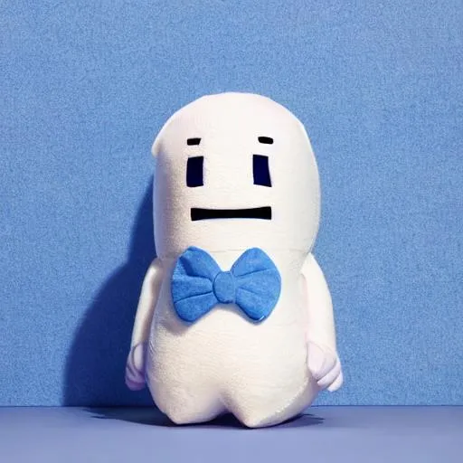 cute kawaii Squishy man in suit plush toy, smooth te... | OpenArt