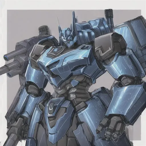 a full figure, whole body, of a humanoid mecha. mass... | OpenArt