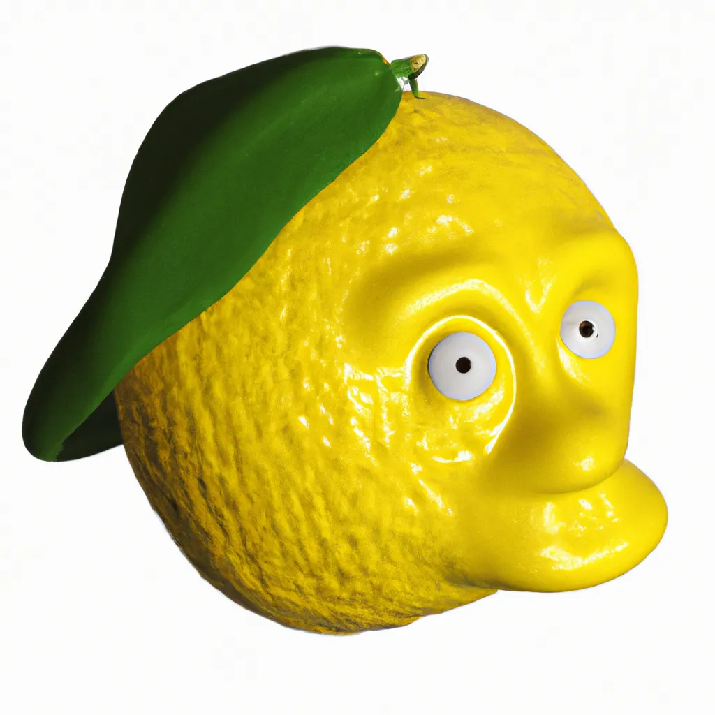 Photo Realistic Ultra 3-D Very yellow Lemon as Jack... | OpenArt