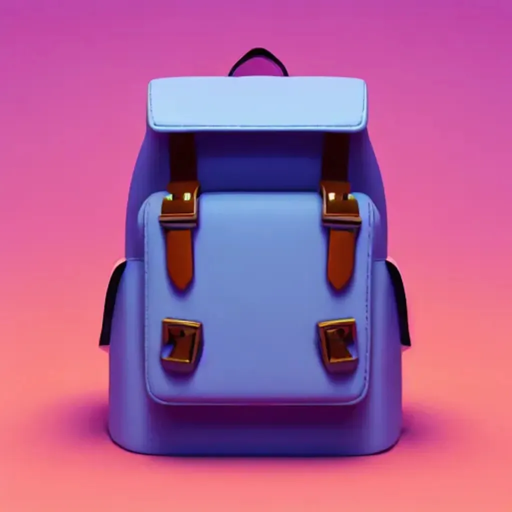 backpack business logo, 3d blender render, highly de... | OpenArt