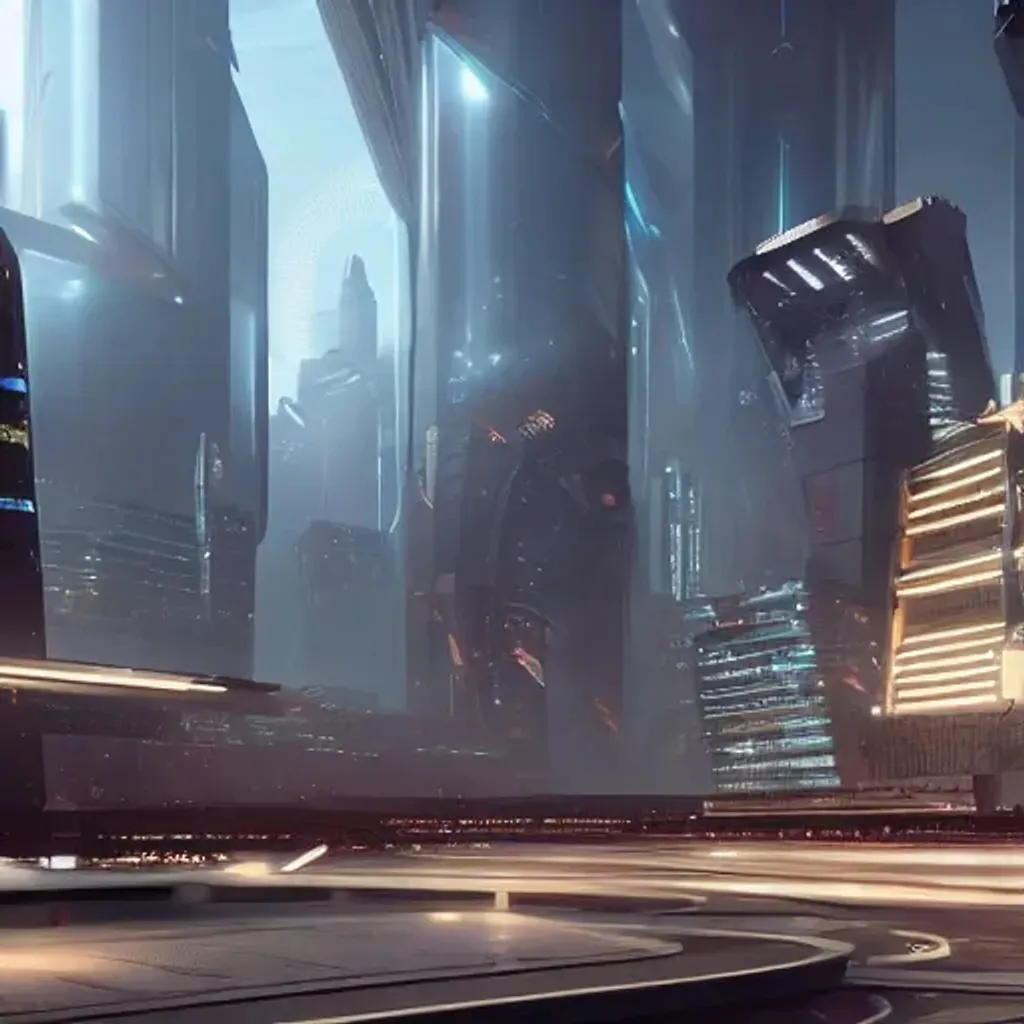 a render of a beautiful utopian futuristic city by g... | OpenArt