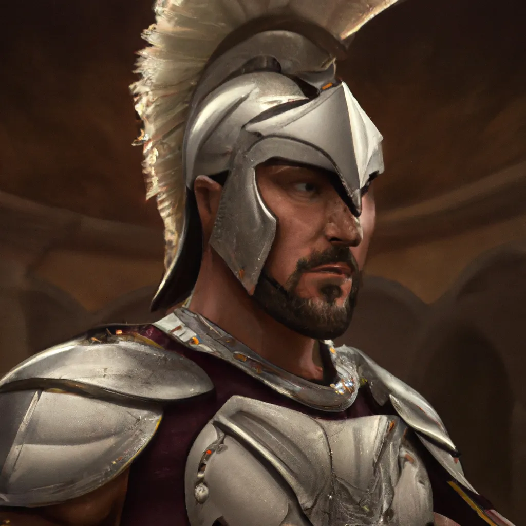 A cute Carthaginian young soldier. Syrian skin tone.... | OpenArt