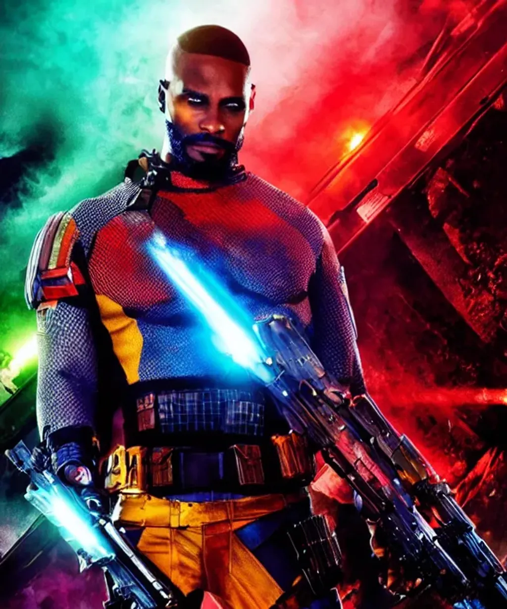 vivid dripping colors, ((Deadshot)), vivid color, ((... | OpenArt