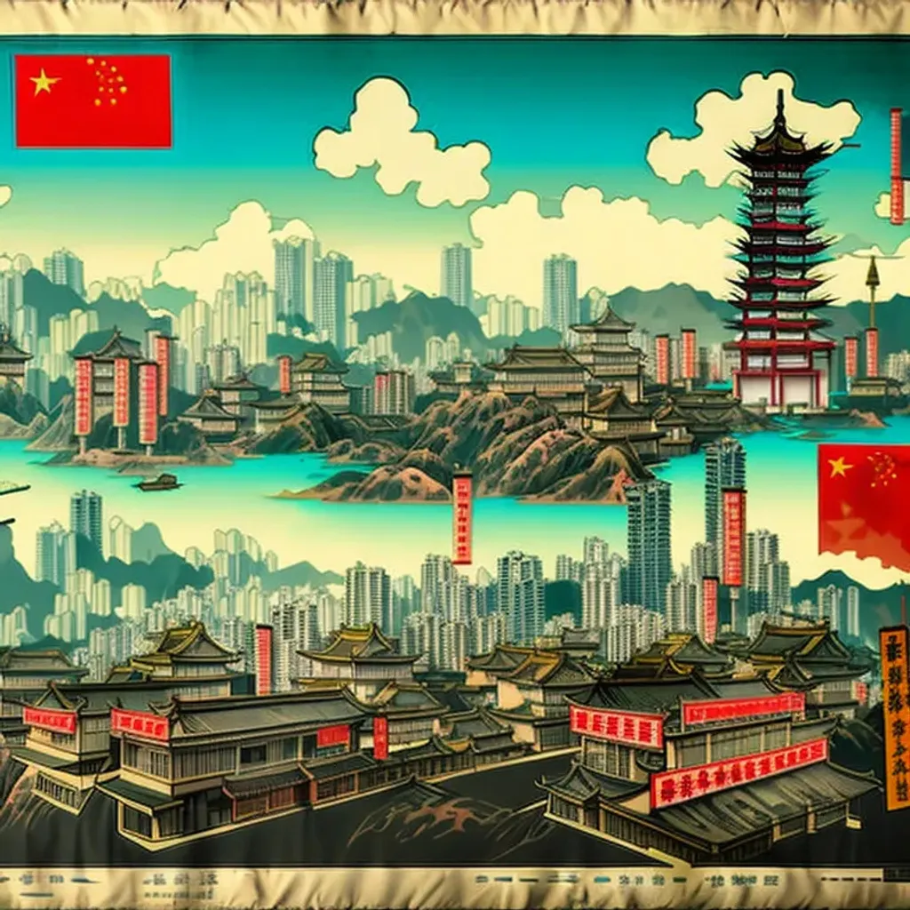 Chinese propaganda poster of a Fast Food Chinese res... | OpenArt