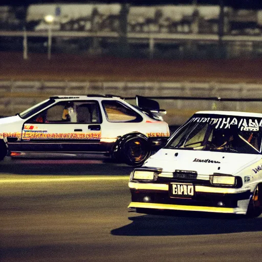 AE86 drifting at night | OpenArt