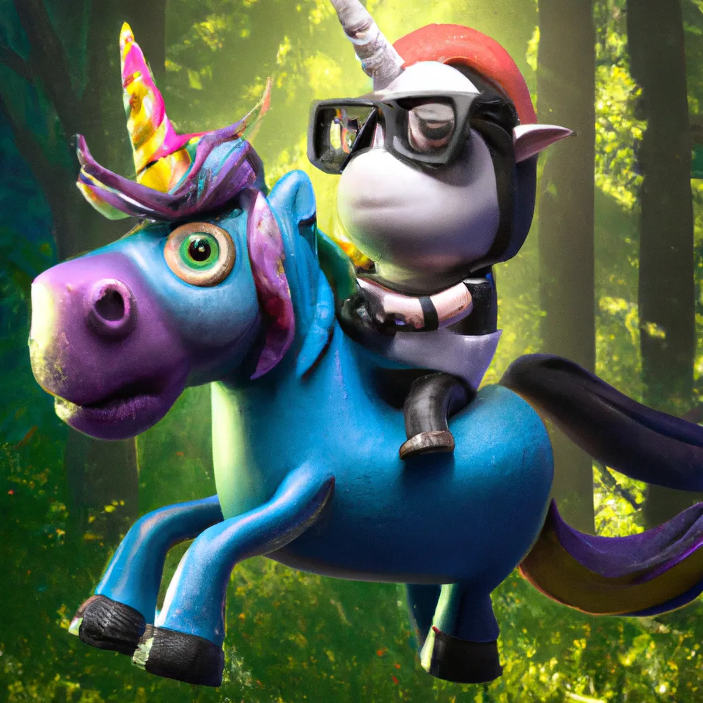 Cute 4d Portrait of a Cute Minion Ninja, riding a un... | OpenArt