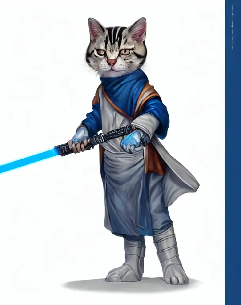 Cat jedi knight | OpenArt