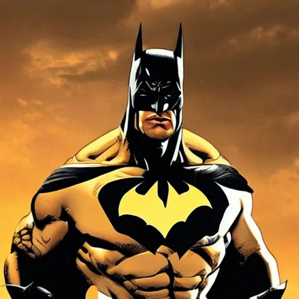 headshot portrait of Michael Keaton's batman, extrem... | OpenArt