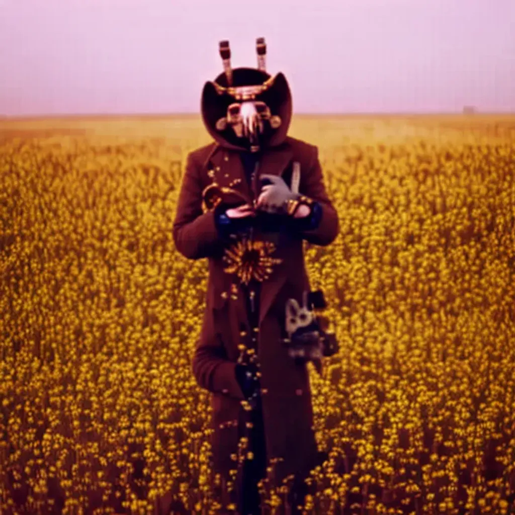 Unexpectable animal standing in a biopunk ukrainian... | OpenArt