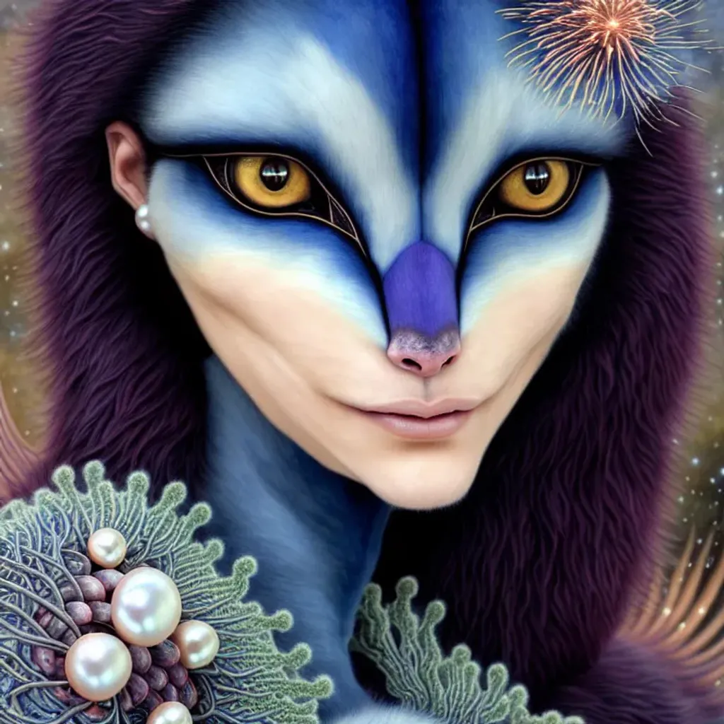humanoid lady fursona, (Felinoid), by Amanda Sage, m... | OpenArt