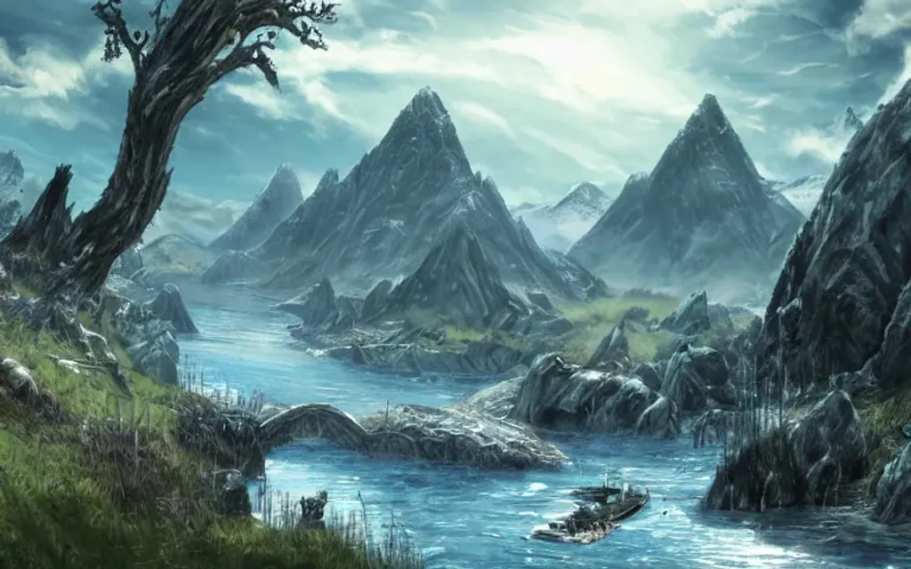 landscape, video games, elder scrolls, morrowind, bl... | OpenArt