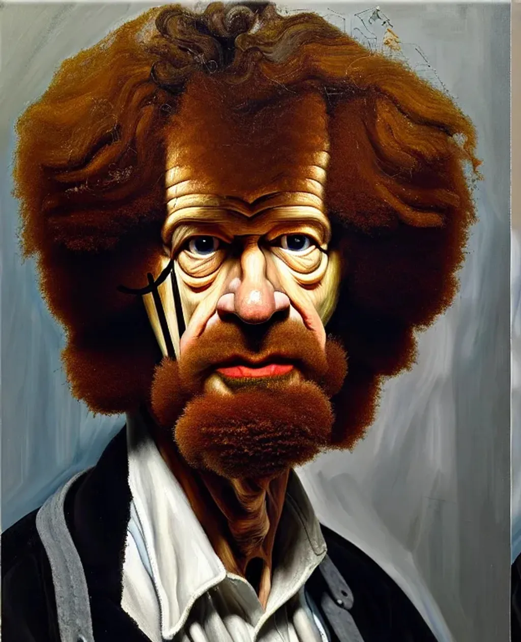 Bob Ross painting | OpenArt