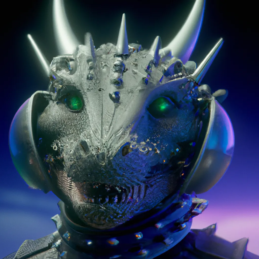 Cute 4d rendered Portrait of a Dragon as Knight at t... | OpenArt