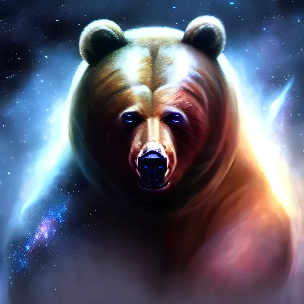 galaxy bear | OpenArt