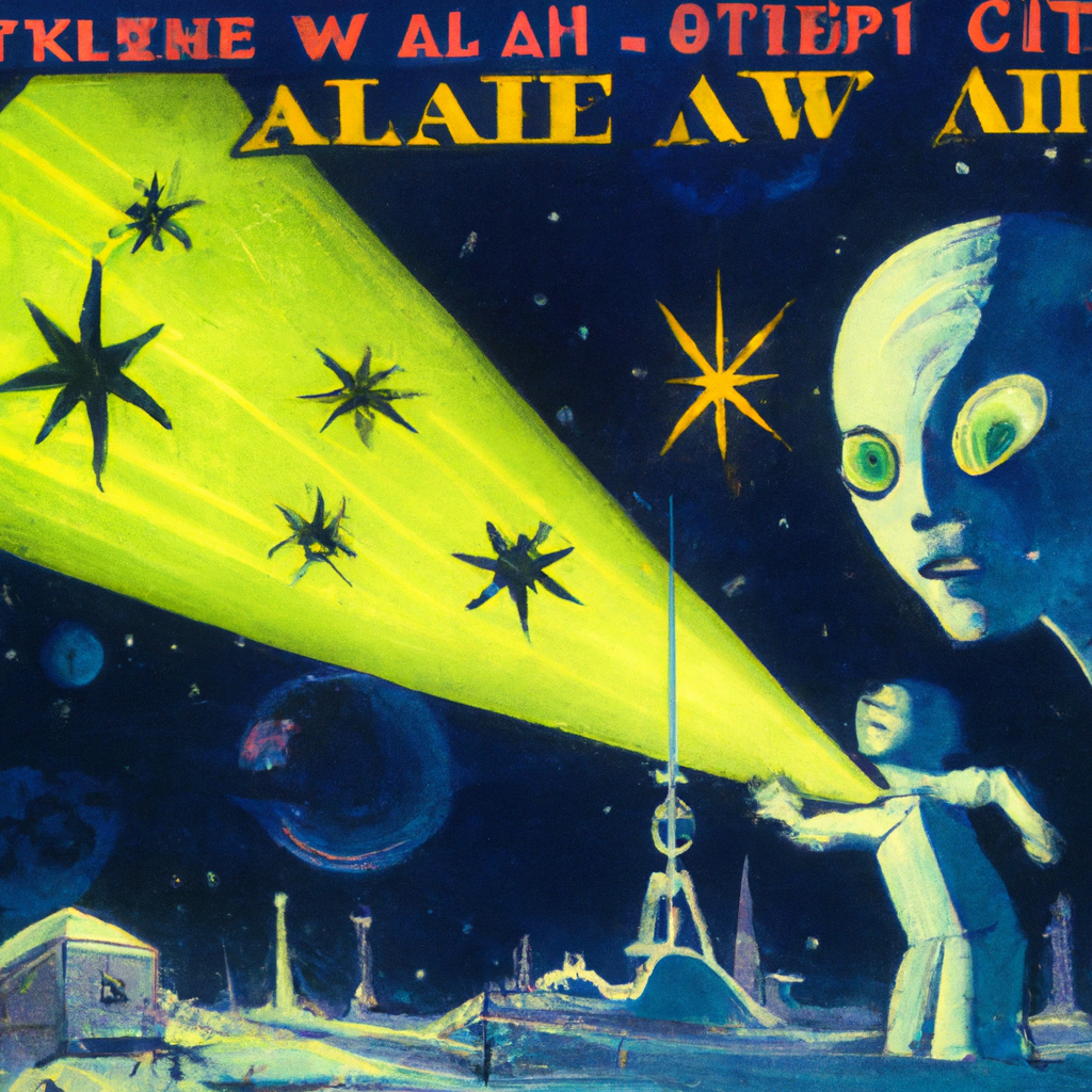 Soviet propaganda poster for an alien invasion | OpenArt