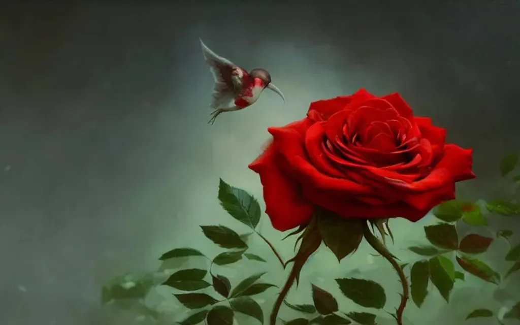 Red rose, perfect composition, hyper realistic, supe... | OpenArt