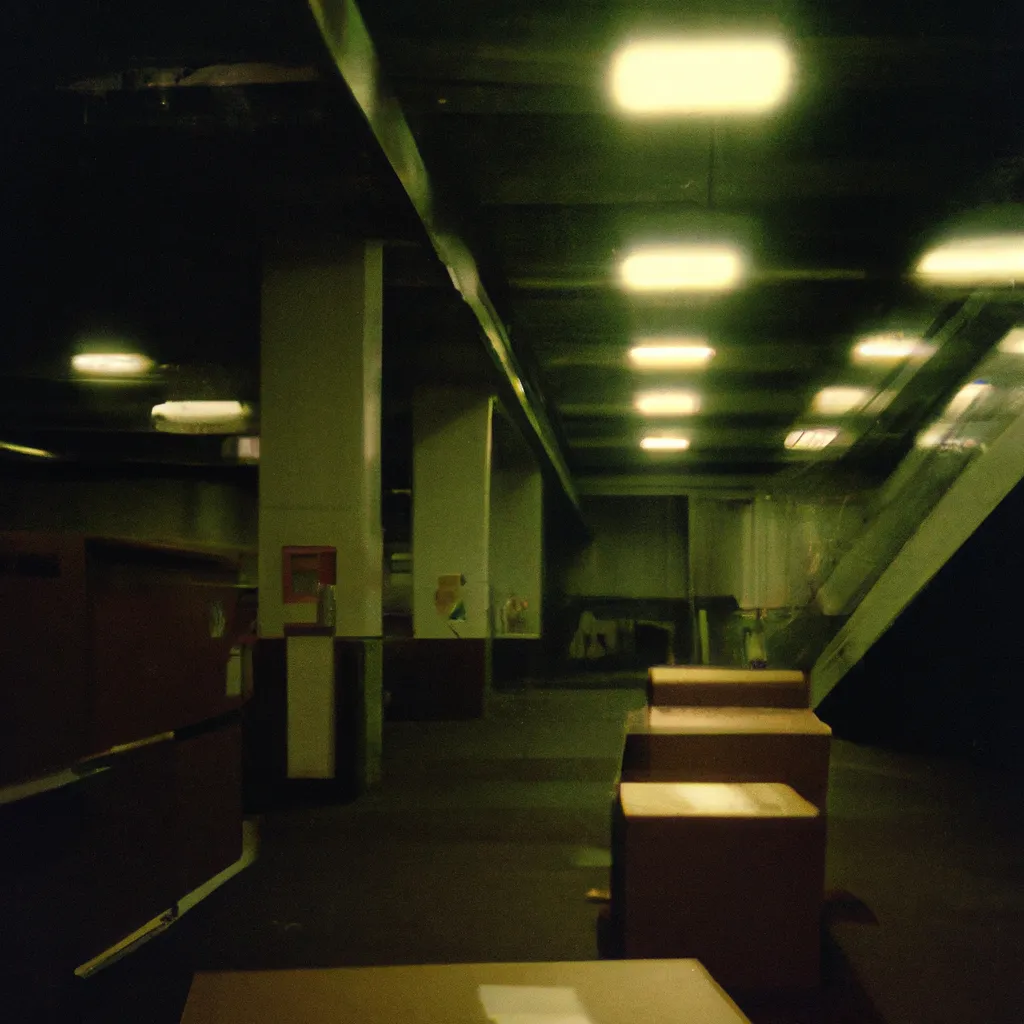 1993 disposable camera photograph of a giant whareho... | OpenArt