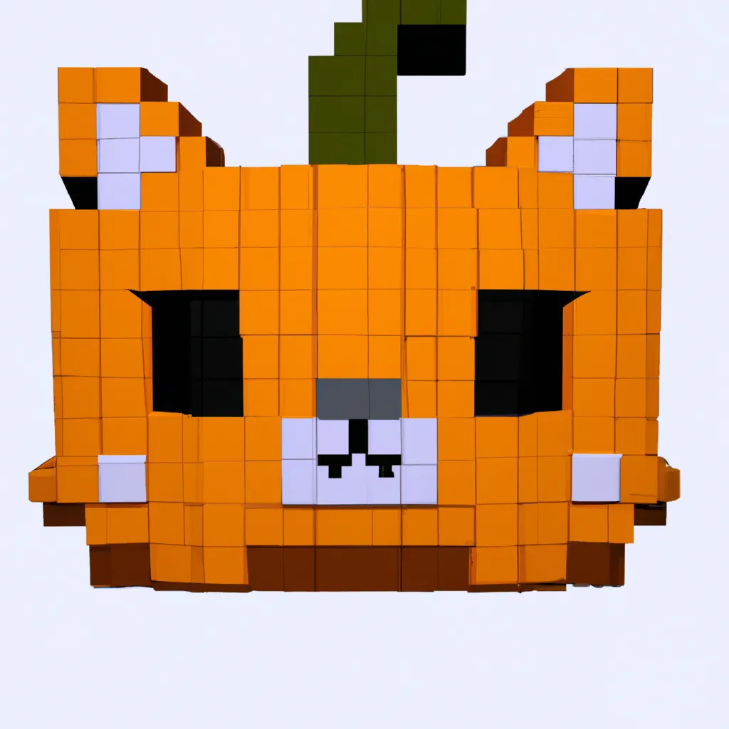 Cat Pumpkin Minecraft RTX On OpenArt