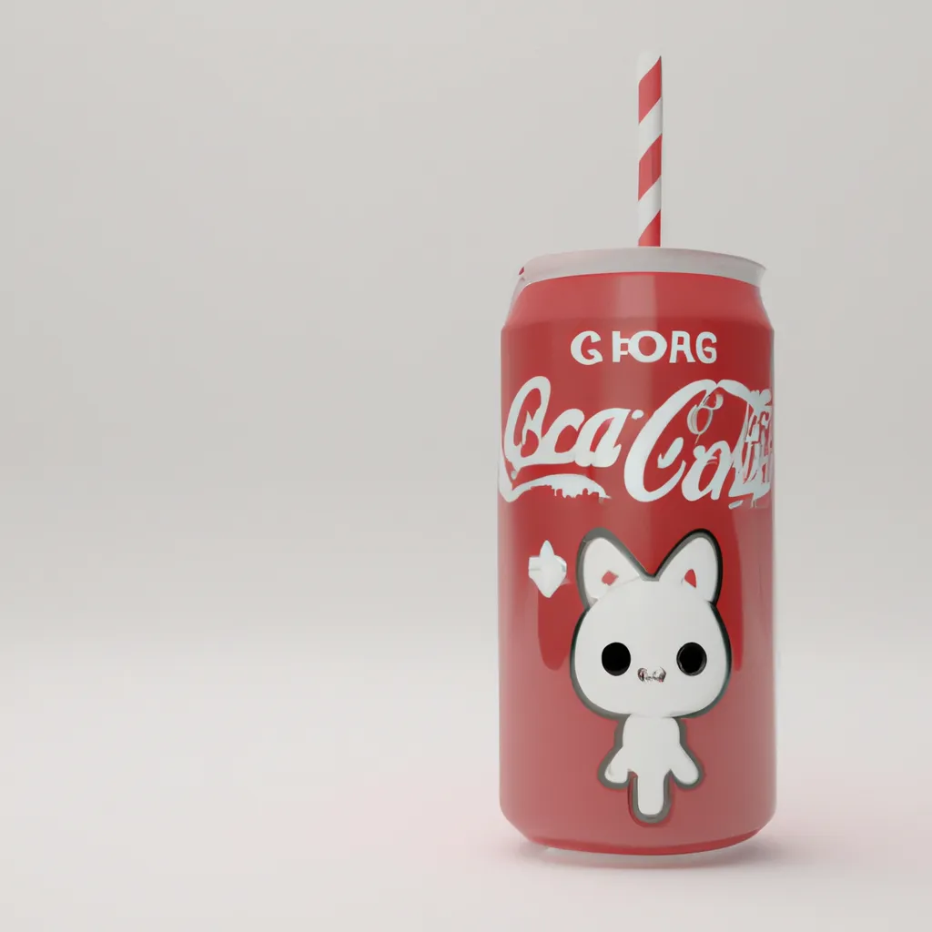 3D Render of Coco-Cola by sanrio | OpenArt