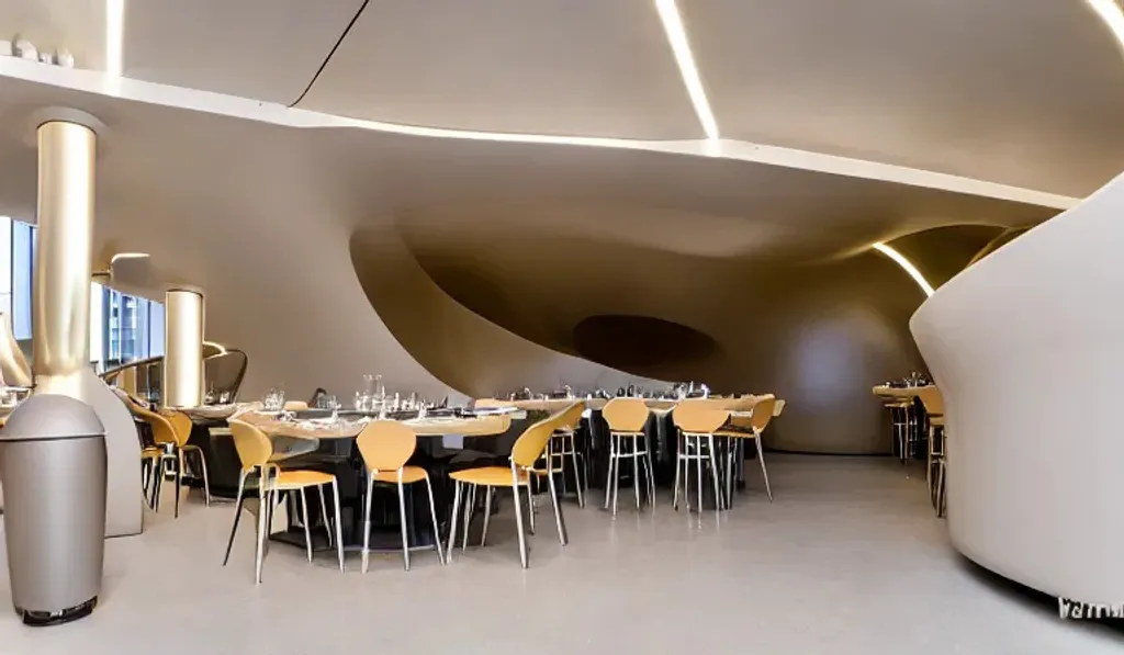 Restaurant, Interior, anish kapoor, v-ray, futuris...